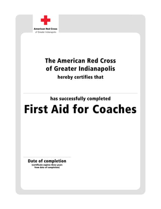 NFHS first aid for coaches | PDF