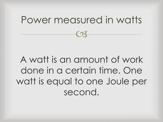 3. calculate power in a basic electrical circuit | PPTX