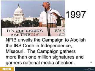 History of NFIB: 1943 - 2011 | PPT