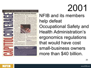 History of NFIB: 1943 - 2011 | PPT