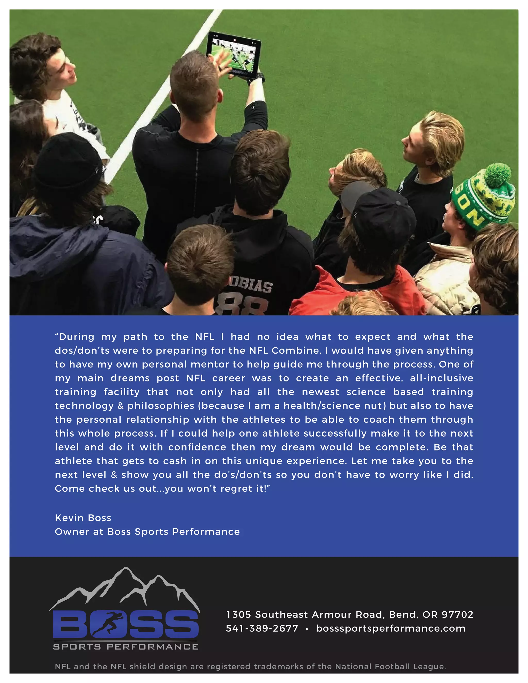 NFL COMBINE TRAINING BROCHURE | PDF