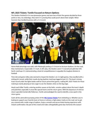 NFL Dublin Steelers Face Tough 2025 Schedule.docx