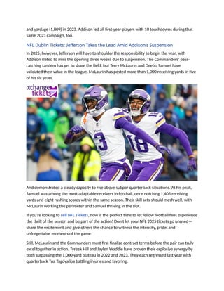 NFL Dublin Top Wideout Combinations of the 2025 NFL Season.docx