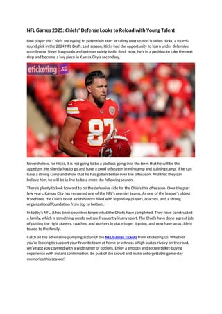 NFL Games Chiefs Face Key Offseason Changes.docx