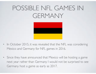 NFL Globalization | PPT