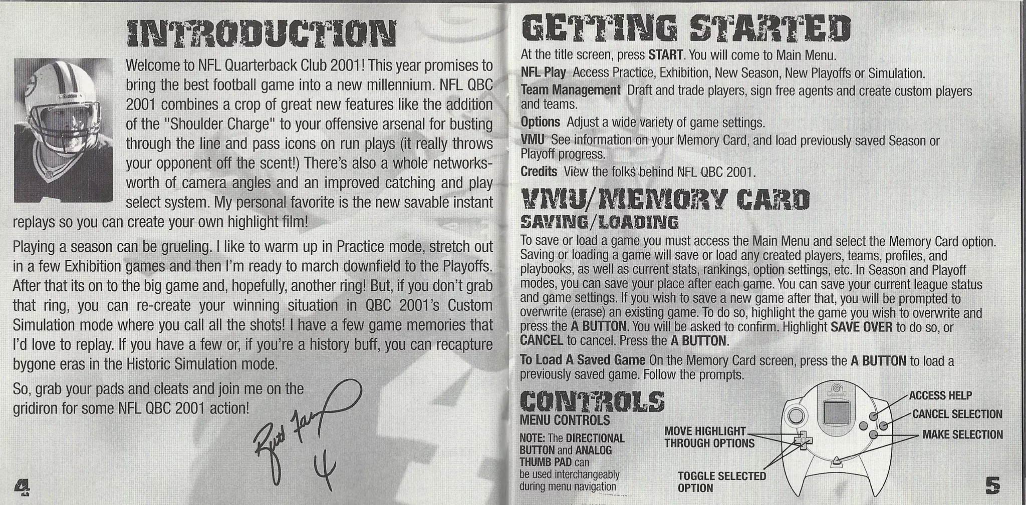 Nfl quarterback club 2001 manual ntsc dreamcast | PPT | Free Download