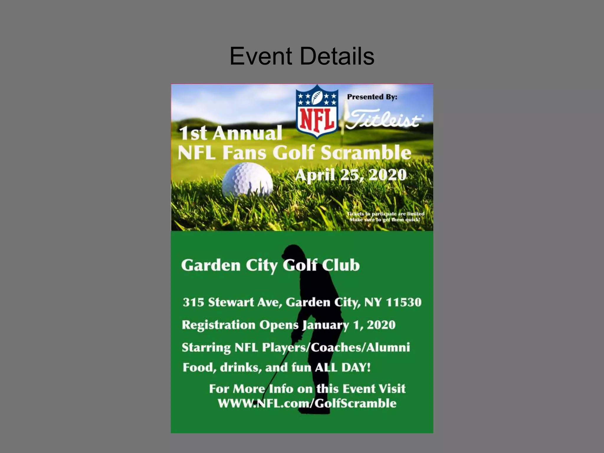 NFL Sponsorship Proposal | PPTX | Golf | Sports
