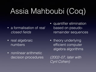 Theorem proving and the real numbers: overview and challenges | PDF