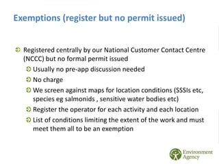 Environment Agency Permitting’ Paul Williams (Permitting lead officer ...
