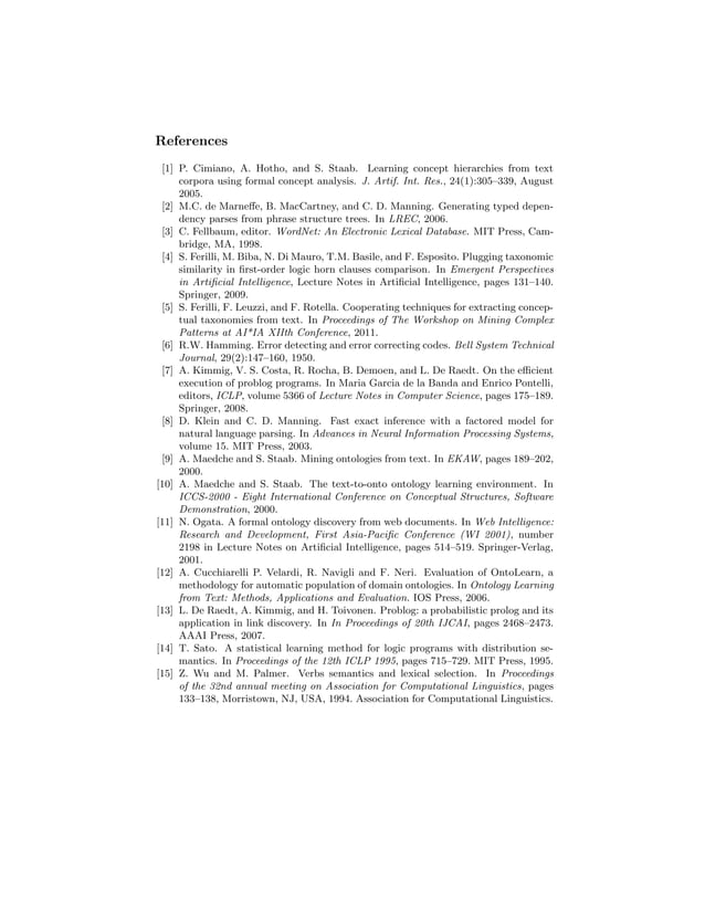 Improving Robustness and Flexibility of Concept Taxonomy Learning from Text | PDF