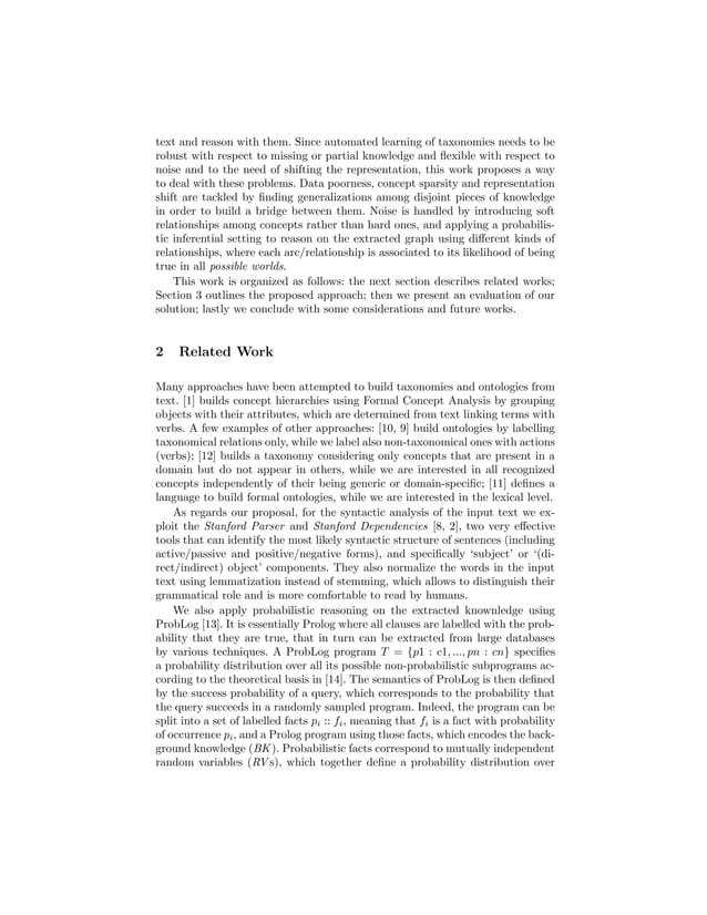 Improving Robustness and Flexibility of Concept Taxonomy Learning from Text | PDF