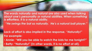 Talking naturally about_nature | PPT