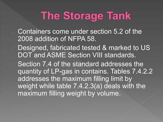 Nfpa.58.2004 chapter 05 | PPTX