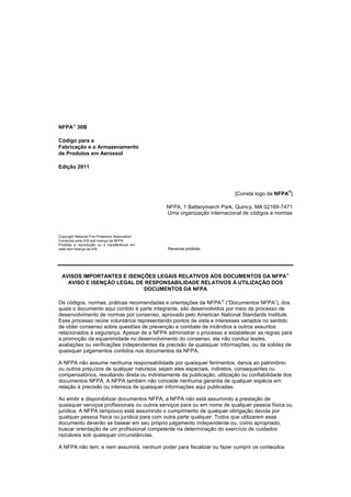 Nfpa 30 b-aerosol-portugues-pdf | PDF