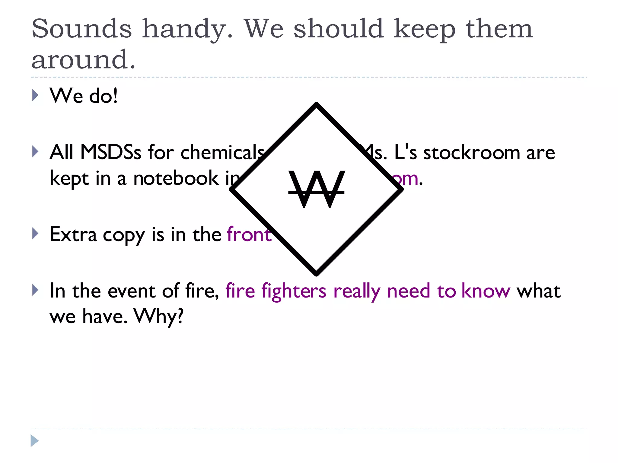 NFPA and MSDS | ODP