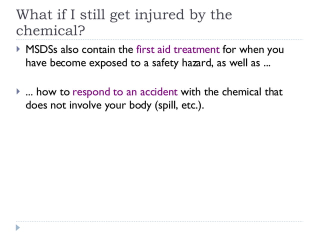 NFPA and MSDS | ODP | Chemistry | Science
