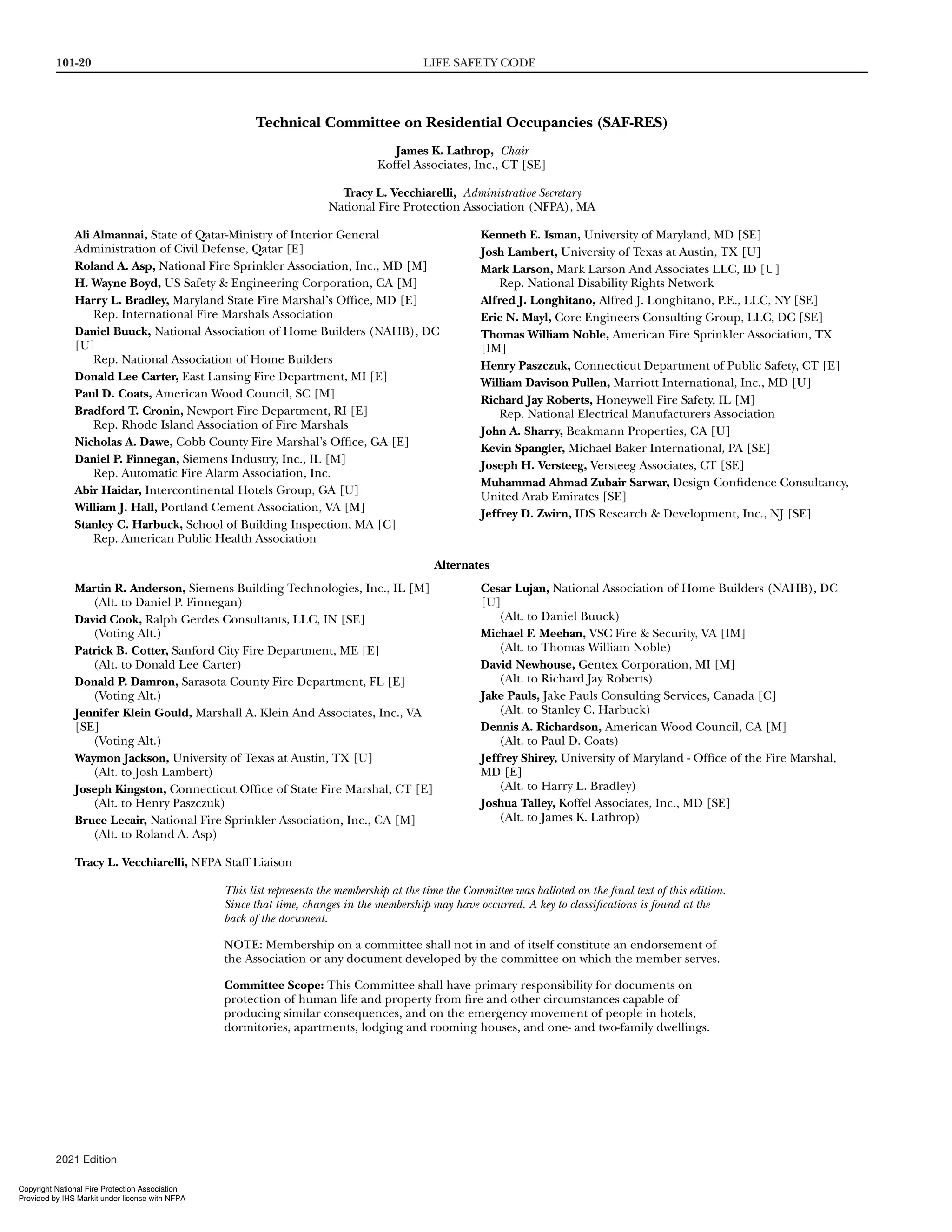 NFPA_101_2021.pdf norma USA seguridad humana | PDF