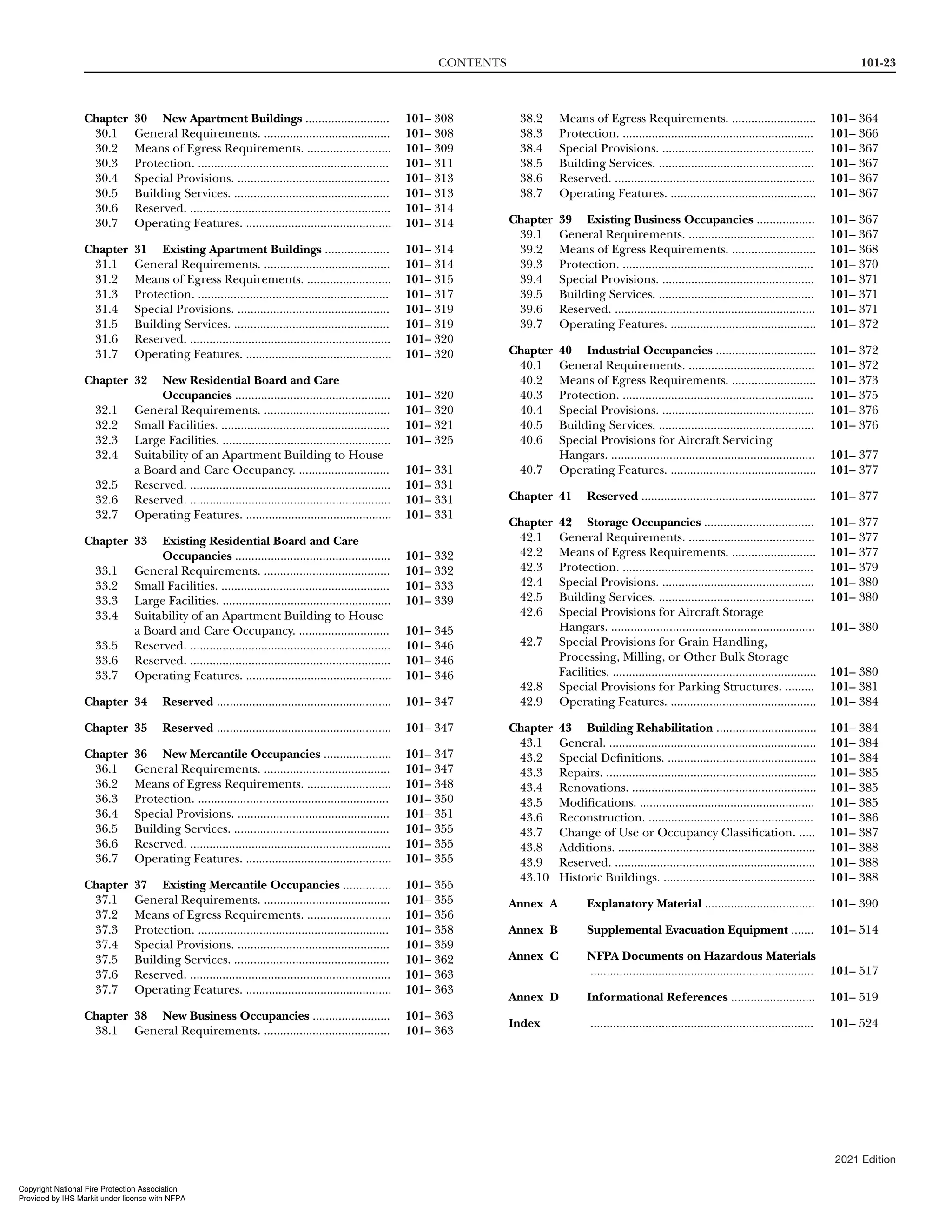 NFPA_101_2021.pdf norma USA seguridad humana | PDF