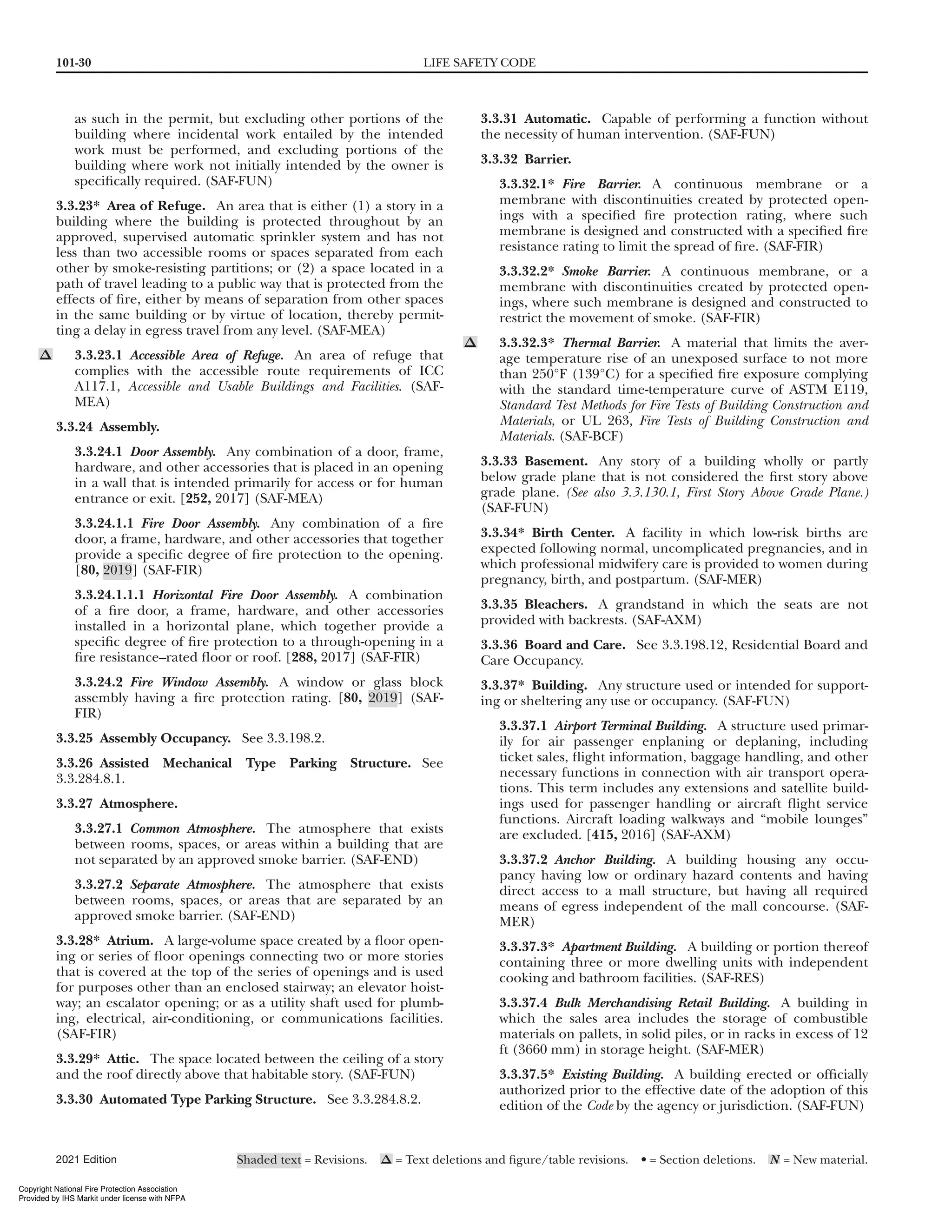 NFPA_101_2021.pdf norma USA seguridad humana | PDF