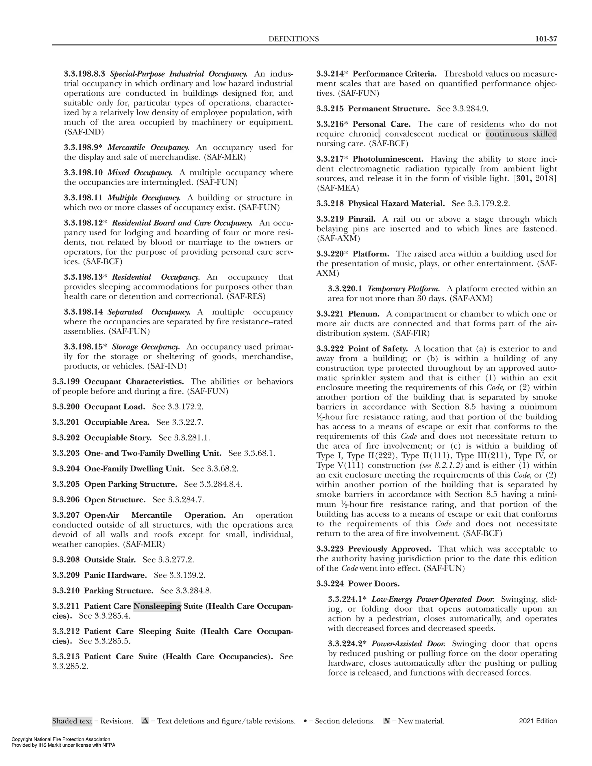 NFPA_101_2021.pdf norma USA seguridad humana | PDF