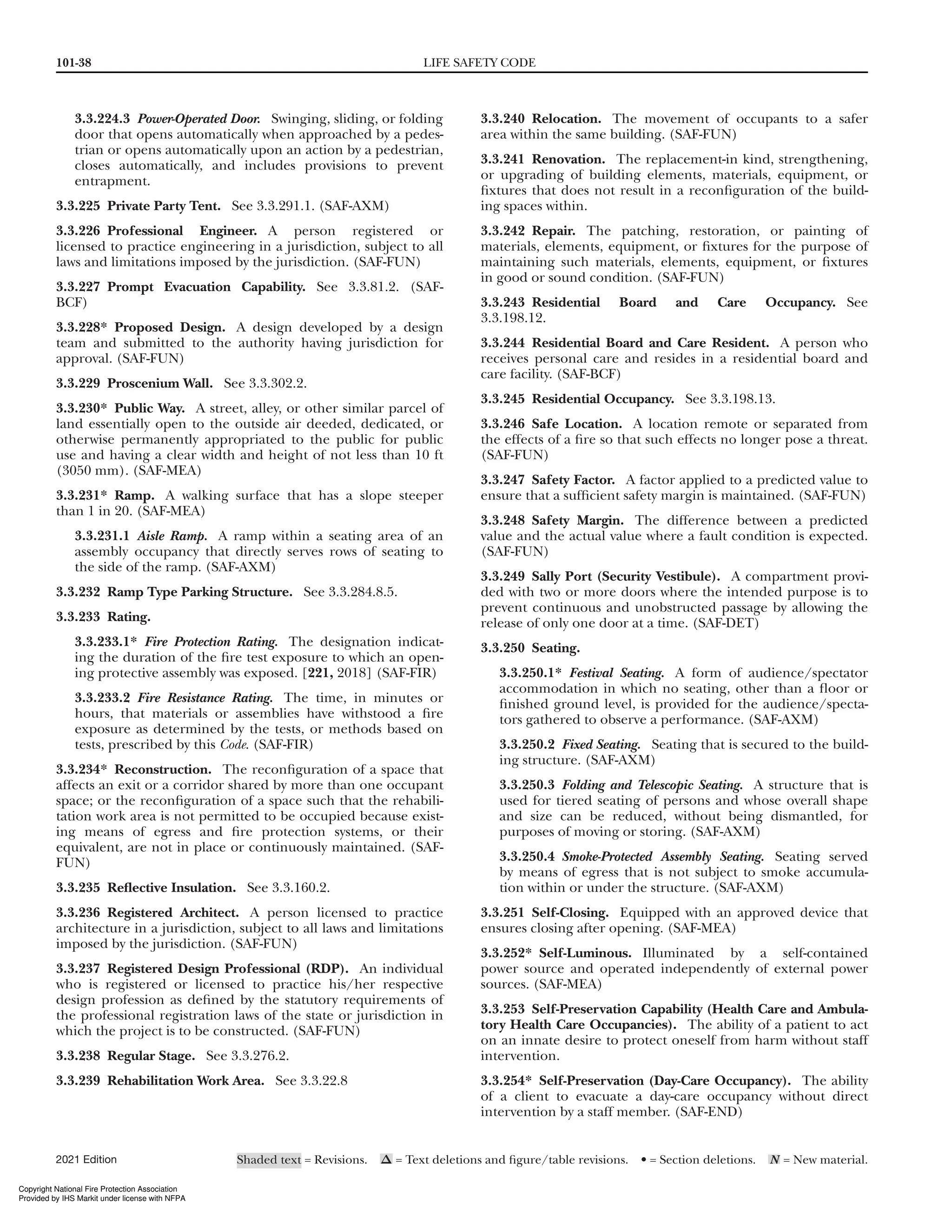 NFPA_101_2021.pdf norma USA seguridad humana | PDF