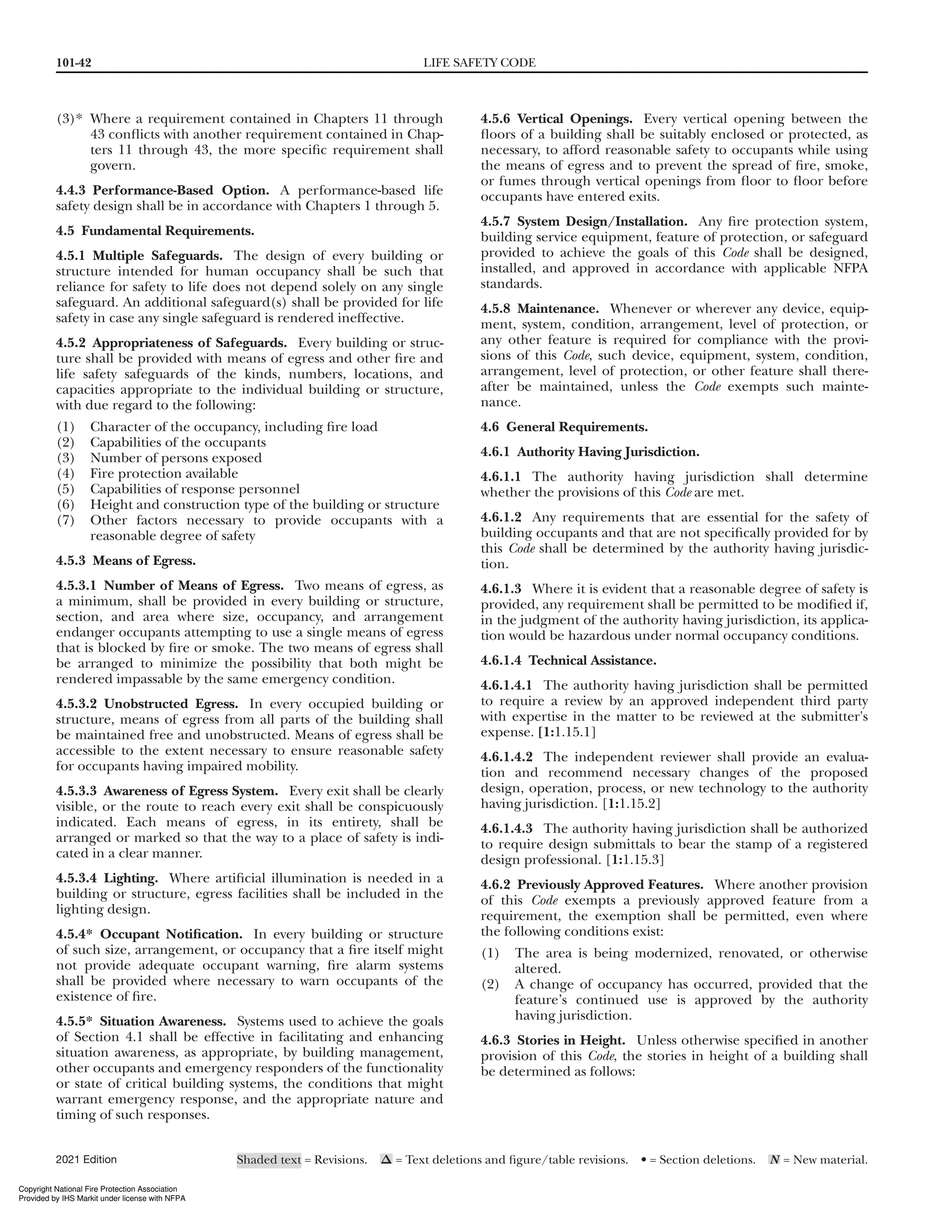 NFPA_101_2021.pdf norma USA seguridad humana | PDF