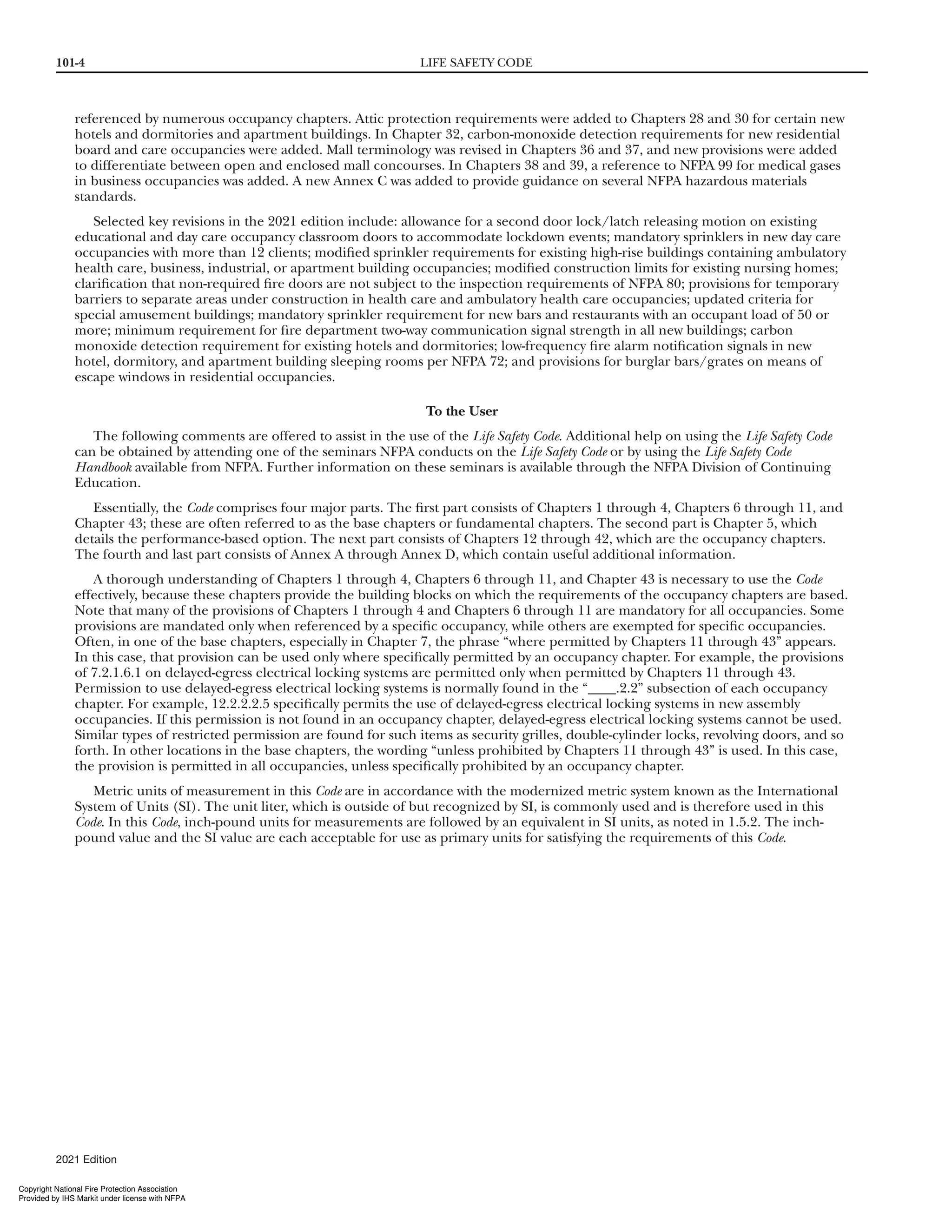 NFPA_101_2021.pdf norma USA seguridad humana | PDF