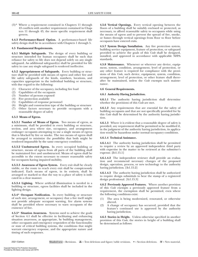 NFPA_101_2021.pdf norma USA seguridad humana | PDF