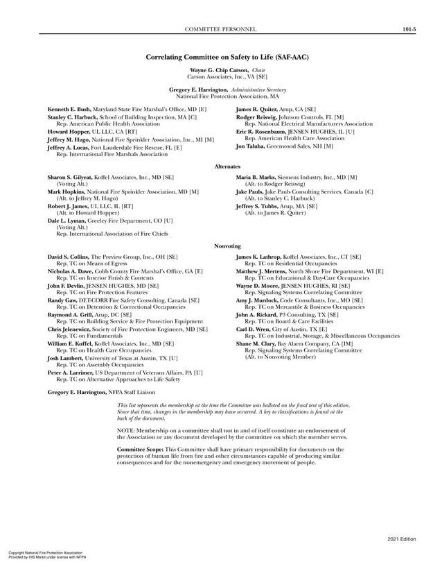 NFPA_101_2021.pdf norma USA seguridad humana | PDF