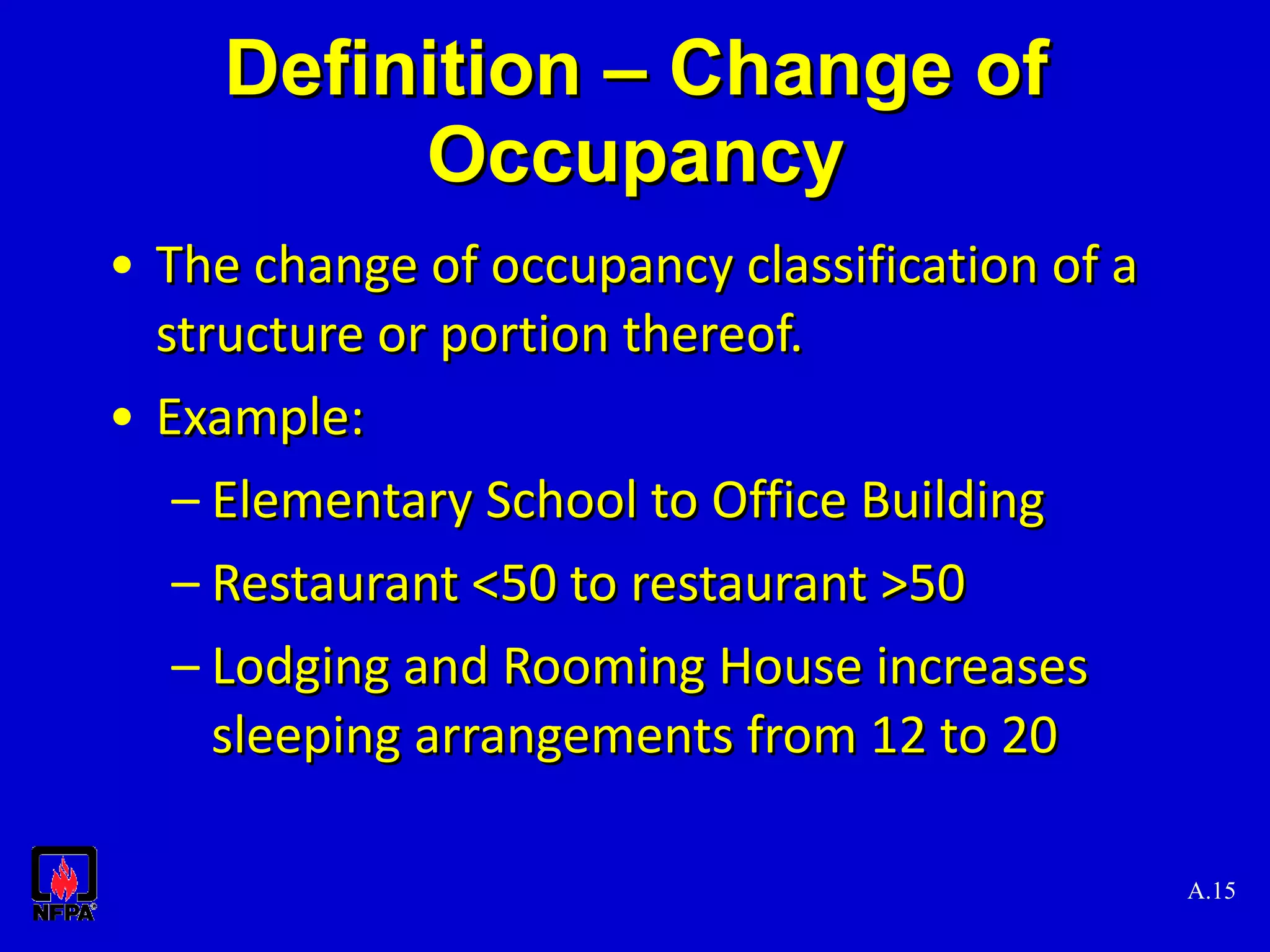 Nfpa101 building rehab orlando2010 | PPT