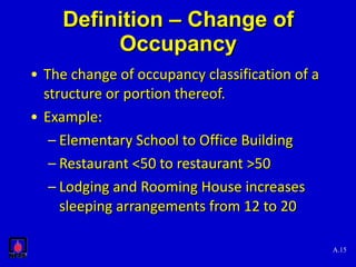Nfpa101 building rehab orlando2010 | PPT