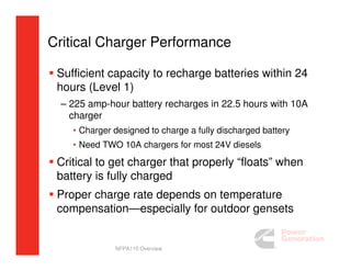 NFPA 110 Overview | PDF