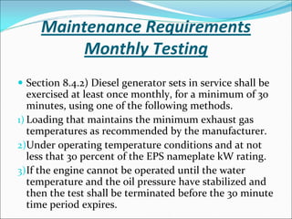 Nfpa 110 review | PDF