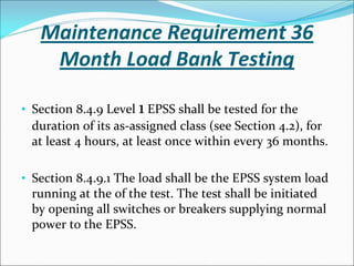 Nfpa 110 review | PDF