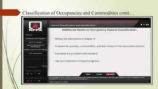 NFPA 13-Module 1-Introduction to NFPA 13 Occupancy and Commodity Hazard ...