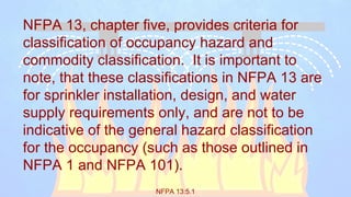 Basic Guide to NFPA 13 Occupancy and Commodity Classifications | PDF