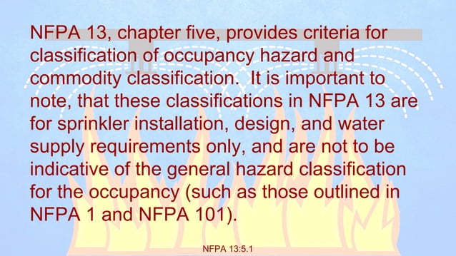 Basic Guide to NFPA 13 Occupancy and Commodity Classifications | PDF ...