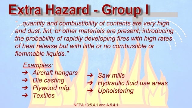 Basic Guide to NFPA 13 Occupancy and Commodity Classifications | PDF ...