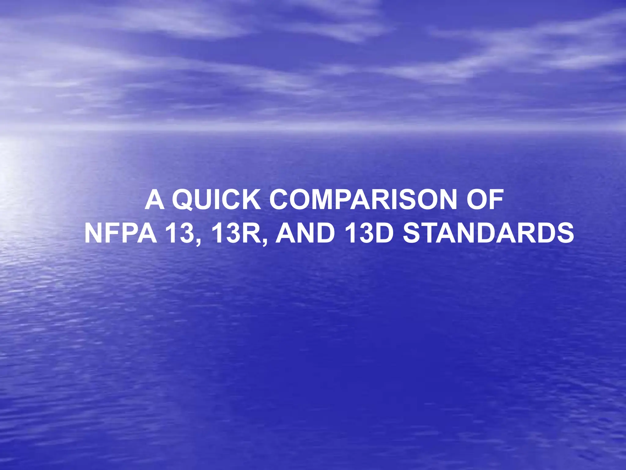 NFPA 13 Installation of Sprinkler Systems.ppt