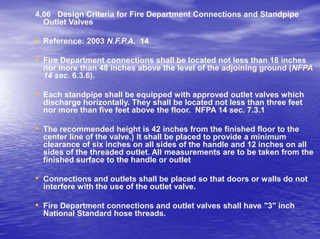 NFPA 13 Installation of Sprinkler Systems.ppt | Home & Garden