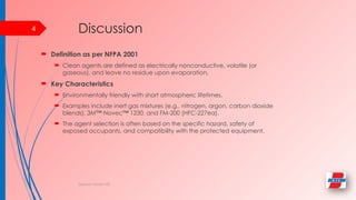 NFPA 2001 presentation on clean fire agent .pptx