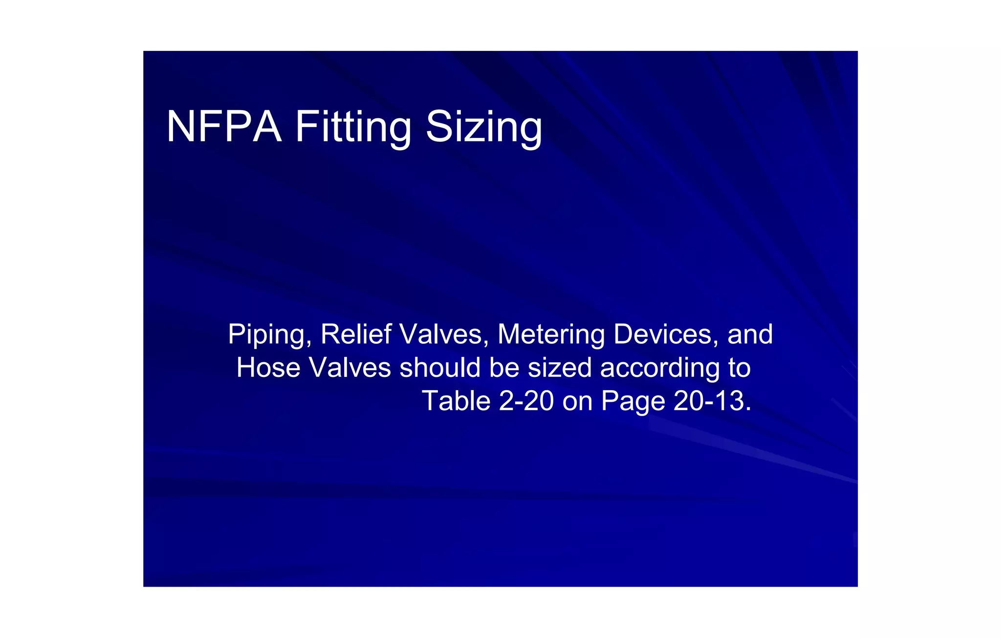 Nfpa20 standard for the installation of stationary pumps for fire ...