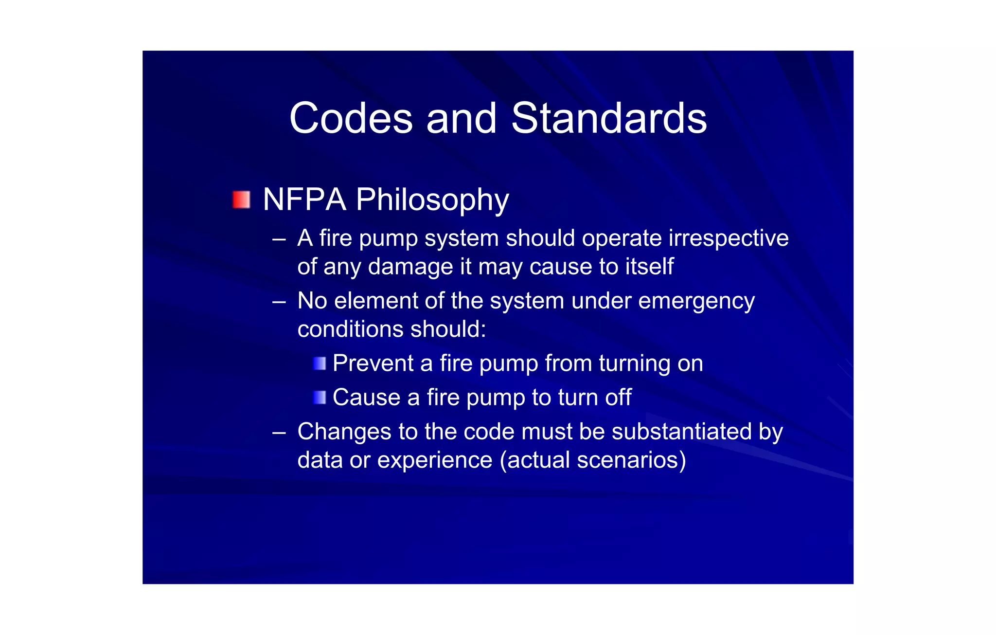 Nfpa20 standard for the installation of stationary pumps for fire ...