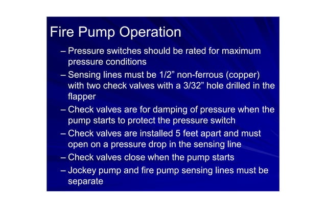Nfpa20 standard for the installation of stationary pumps for fire ...