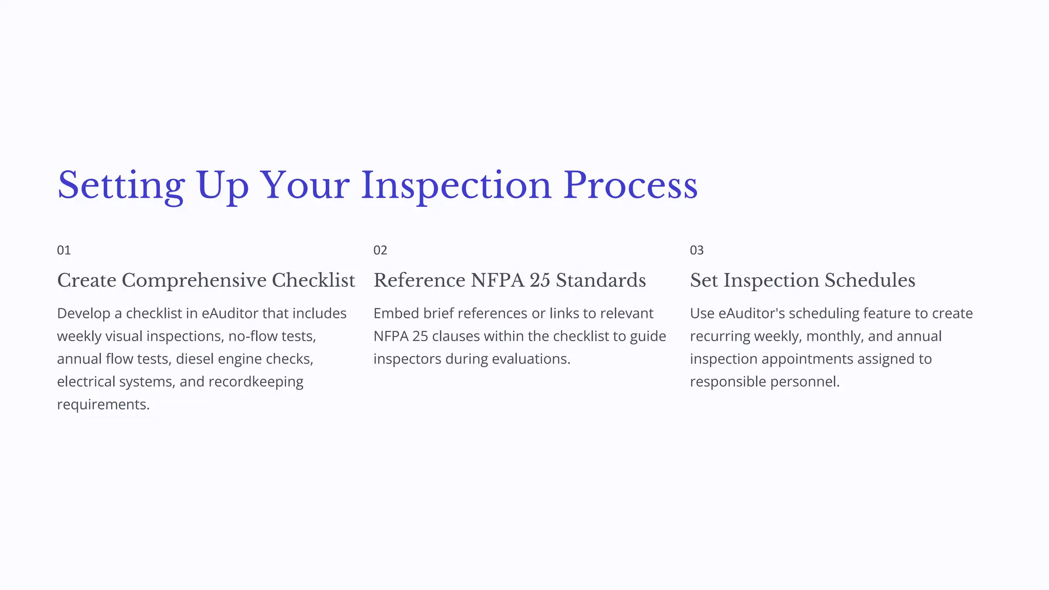 NFPA 25 Fire Pump Inspection with eAuditor Audits & Inspections | PDF