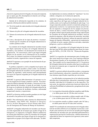 Nfpa 600 standard on industrial fire brigades - 2005 edition espanol | PDF