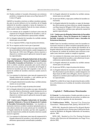 Nfpa 600 standard on industrial fire brigades - 2005 edition espanol | PDF