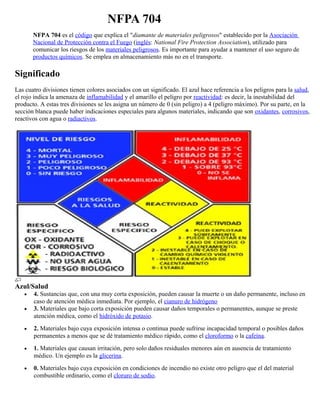 Nfpa704 | PDF