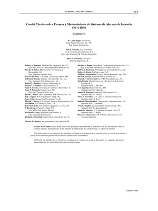 Nfpa 72 codigo de alarmas de incendio español | PDF