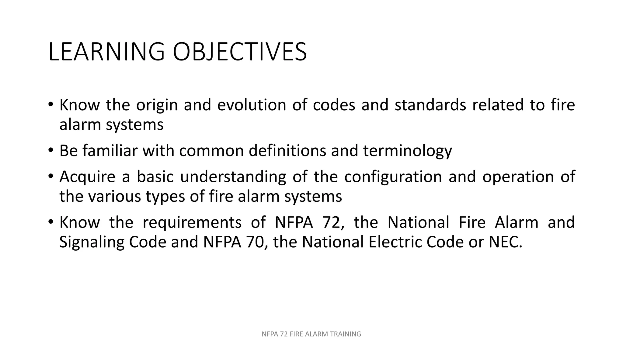 NFPA 72 Fire Alarm Training.pdf fire detection system | PDF